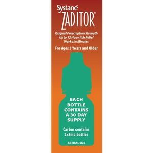 Systane | Other | Systane Zaditor Eye Itch Relief Drops Twin Pack 7oz ...